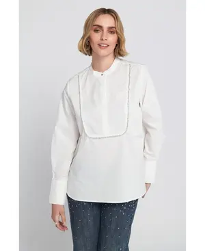ELLE COLLECTION Beaded Shirt