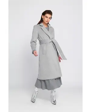 ELLE COLLECTION Melton Wrap Coat