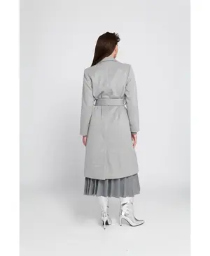 ELLE COLLECTION Melton Wrap Coat