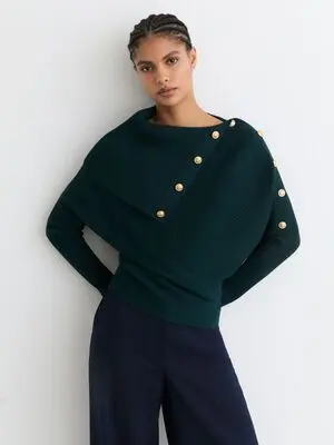 Reiss One Shoulder Sweaters For Women