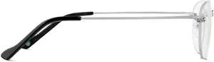 Zenni Lightweight Rectangle Rimless Titanium Frame Glasses