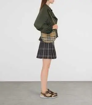 Burberry Horseshoe Cross-body Bag - Beige