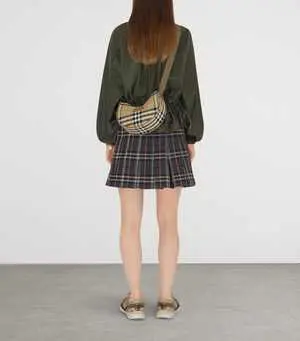 Burberry Horseshoe Cross-body Bag - Beige