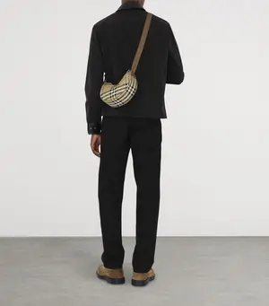 Burberry Horseshoe Cross-body Bag - Beige