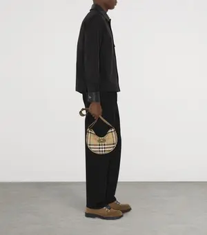 Burberry Horseshoe Cross-body Bag - Beige