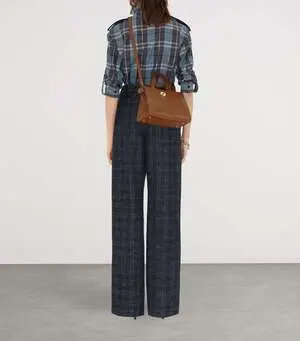 Burberry Mini Calfskin Cotswolds Tote Bag - Brown