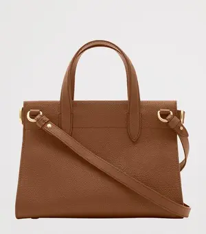 Burberry Mini Calfskin Cotswolds Tote Bag - Brown