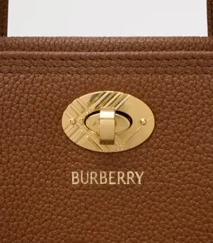 Burberry Mini Calfskin Cotswolds Tote Bag - Brown