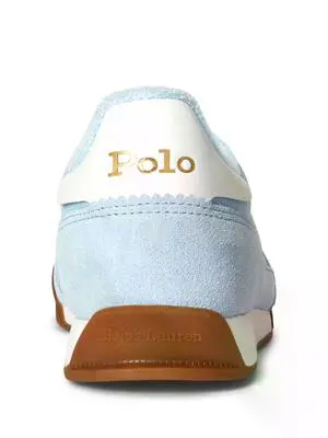 Polo Ralph Lauren Suede-panel Low-top Sneakers - Blue