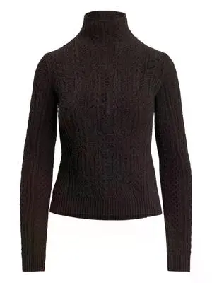 Ralph Lauren Pointelle-knit Cashmere Sweater