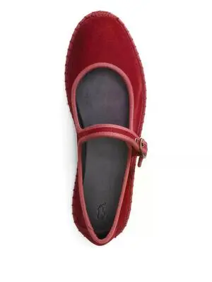 Polo Ralph Lauren Mary Jane Ballet Flats - Red