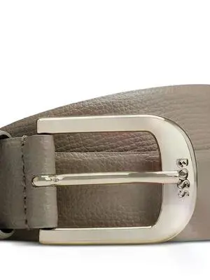 BOSS Buckle Leather Belt