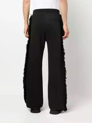 RITOS Frayed Stripes Straight-leg Trousers