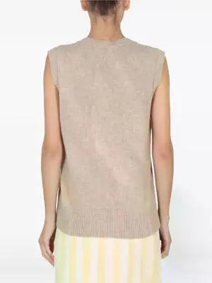 CORMIO Squirrel-print Knit Vest