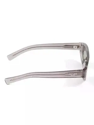 Prada Rectangle-frame Sunglasses - Grey