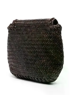 Dragon Diffusion Mini City Leather Shoulder Bag - Brown