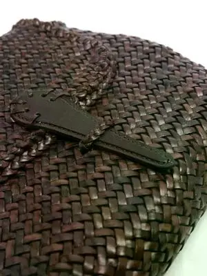 Dragon Diffusion Mini City Leather Shoulder Bag - Brown