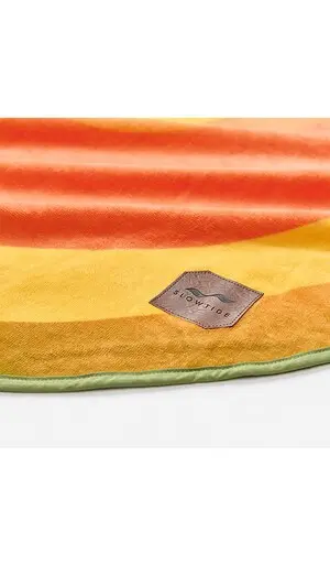 SLOWTIDE Yaya Beach Towel In Orange