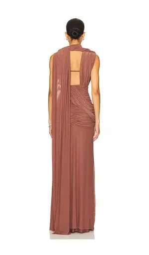 DEME BY GABRIELLA Aurelia Maxi Dress - Mocha
