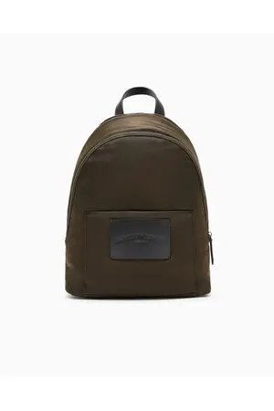 Emporio Armani Padded Nylon Round Backpack - Green