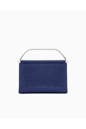 Giorgio Armani Small Satin Handbag - Blue