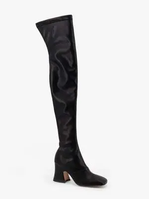 Chloé Janis Over-the-knee Leather Boots - Black