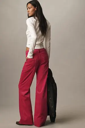 Women's Red Corduroy