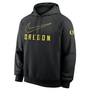 Nike Oregon Premium Performance Dri-fit College Pullover Hoodie - Black