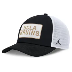 JORDAN Ucla On-field Rise Brand College Trucker Adjustable Hat - White