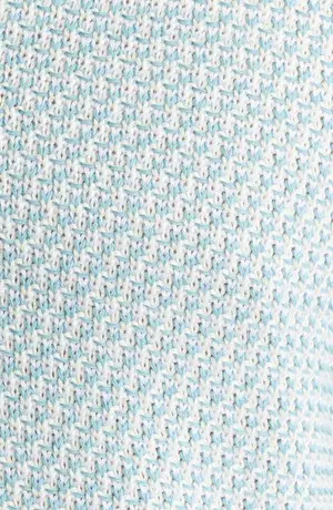BOSS Iconico Texture Knit Camp Shirt - Light/pastel Blue