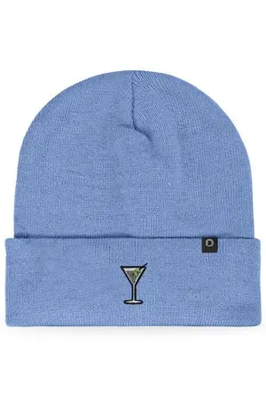 DALIX Martini Beanie Cap Periwinkle