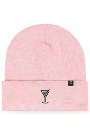 DALIX Martini Beanie Cap Pink