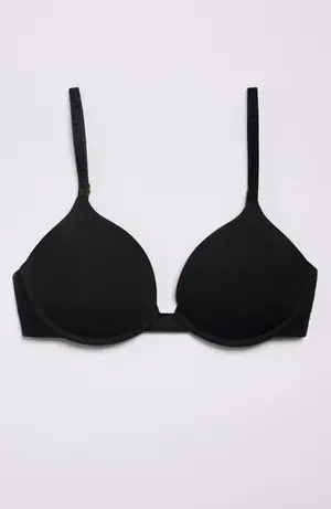 Pepper Supima® Cotton Lift Up Bra - Black
