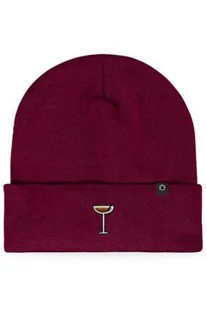 DALIX Knit Beanie Cap Maroon
