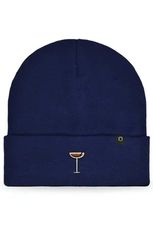 DALIX Knit Beanie Cap - Navy Blue