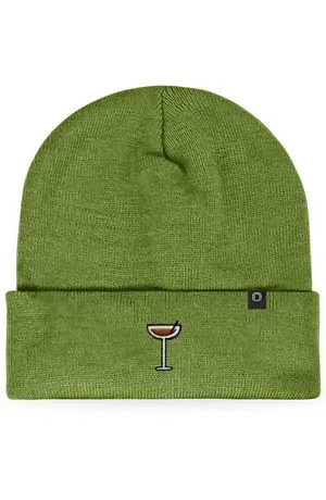 DALIX Knit Beanie Cap Olive