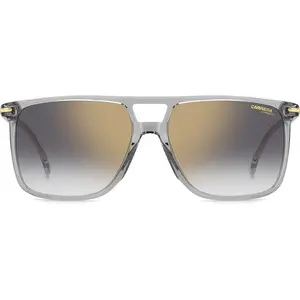 Carrera Eyewear 59mm Navigator Sunglasses - Grey/grey Sf Gd Sp