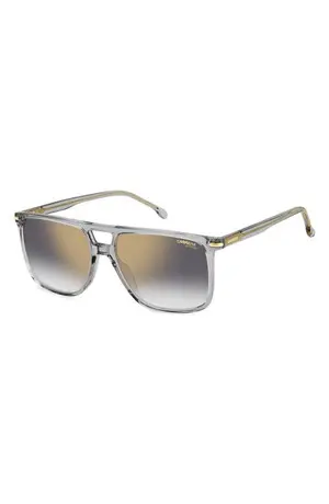 Carrera Eyewear 59mm Navigator Sunglasses - Grey/grey Sf Gd Sp