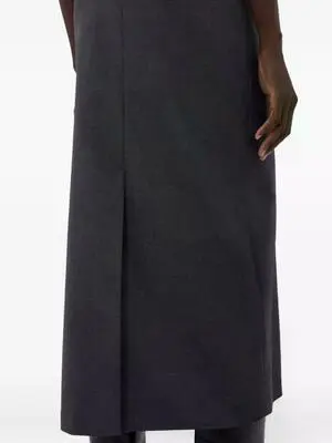 Loulou De Saison Back-vent Long Pencil Skirt