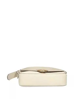 Pinko Love Studded Leather Shoulder Bag - Neutrals