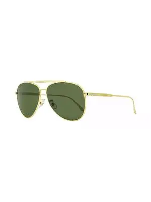 LONGINES Double-bridge Pilot-frame Sunglasses