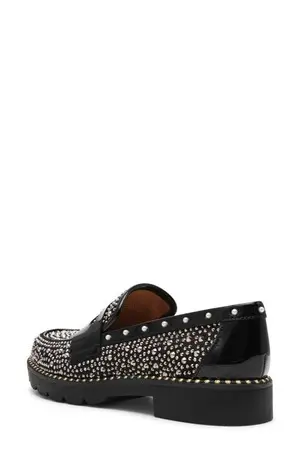 Betsey Johnson Lydia Lug-sole Loafer - Black