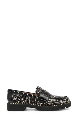 Betsey Johnson Lydia Lug-sole Loafer - Black