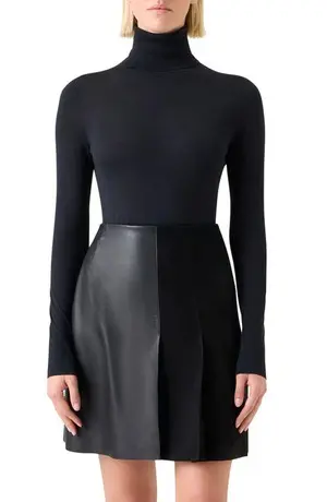 Akris Cashmere And Silk Turtleneck Sweater