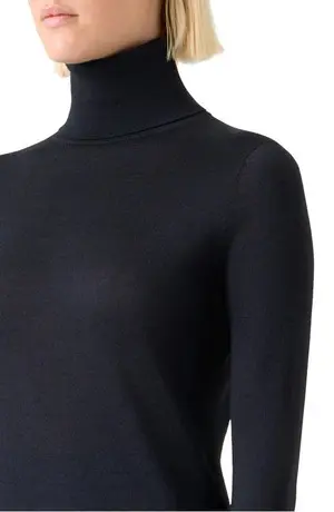 Akris Cashmere And Silk Turtleneck Sweater
