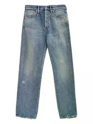Chimala Distressed Straight-leg Jeans