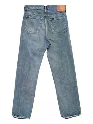 Chimala Distressed Straight-leg Jeans
