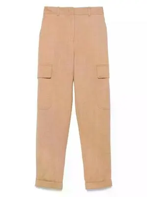 Eleventy Cuffed Cargo-pocket Trousers