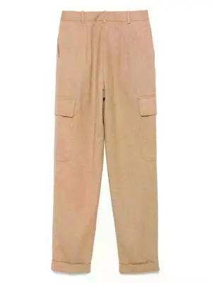 Eleventy Cuffed Cargo-pocket Trousers