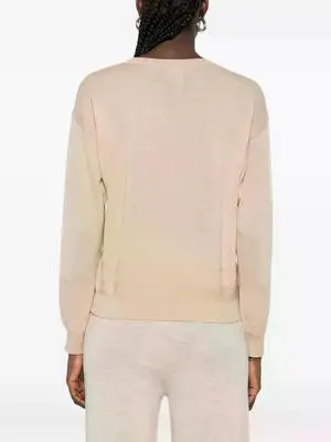 Eleventy Round-neck Sweater - Neutrals